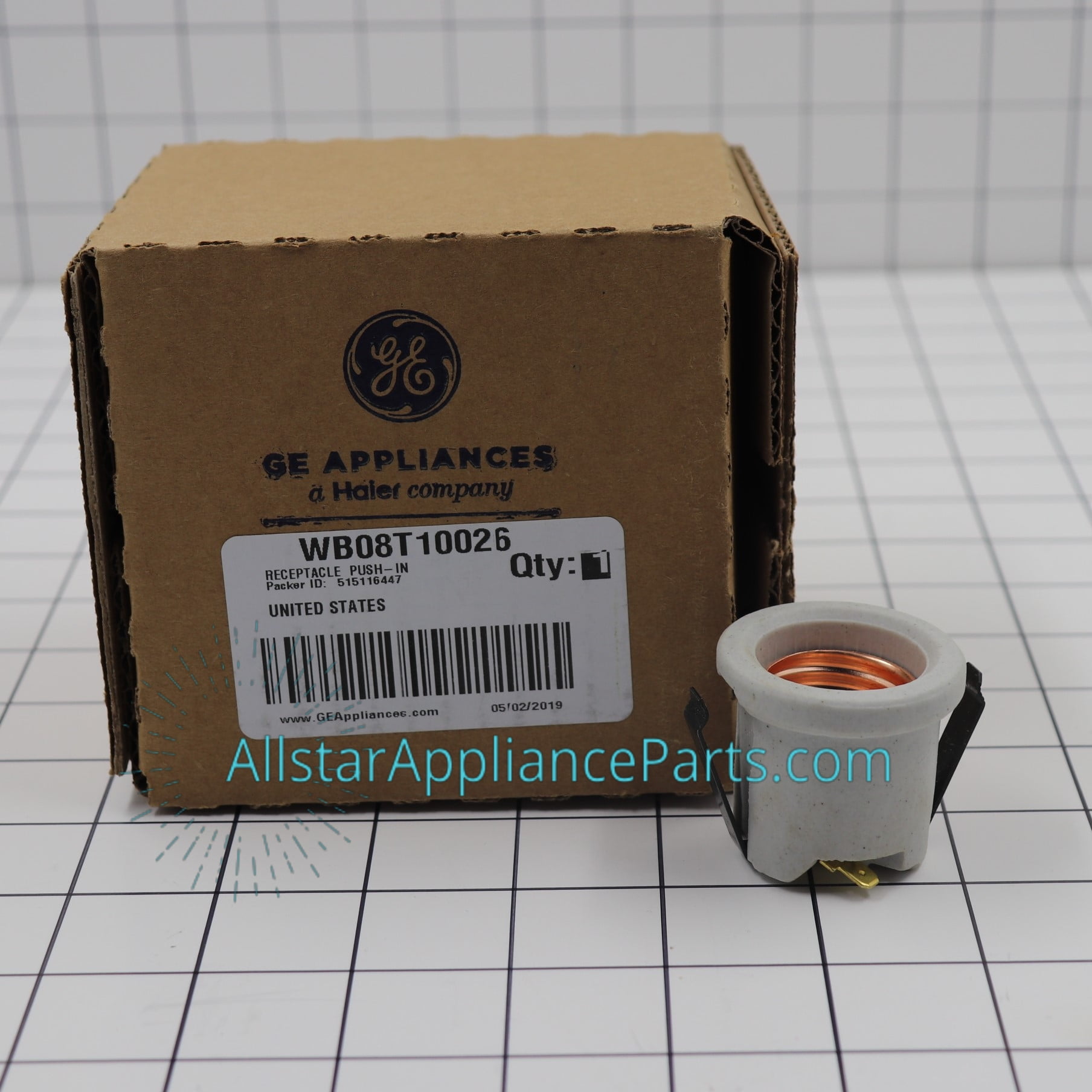 GE Range/Stove/Oven Light Socket WB08T10026 - Walmart.com