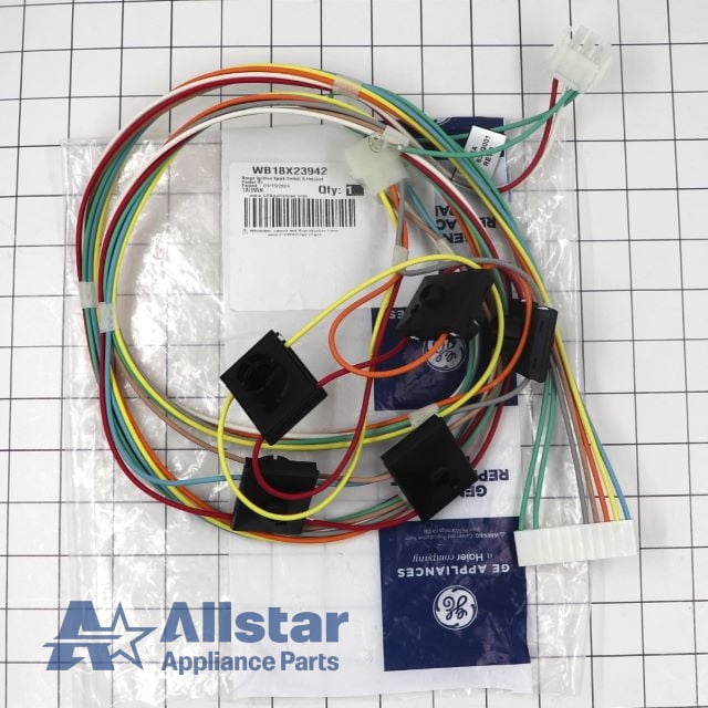 GE Range/Stove/Oven Spark Ignition Switch and Harness WB18X23942 ...