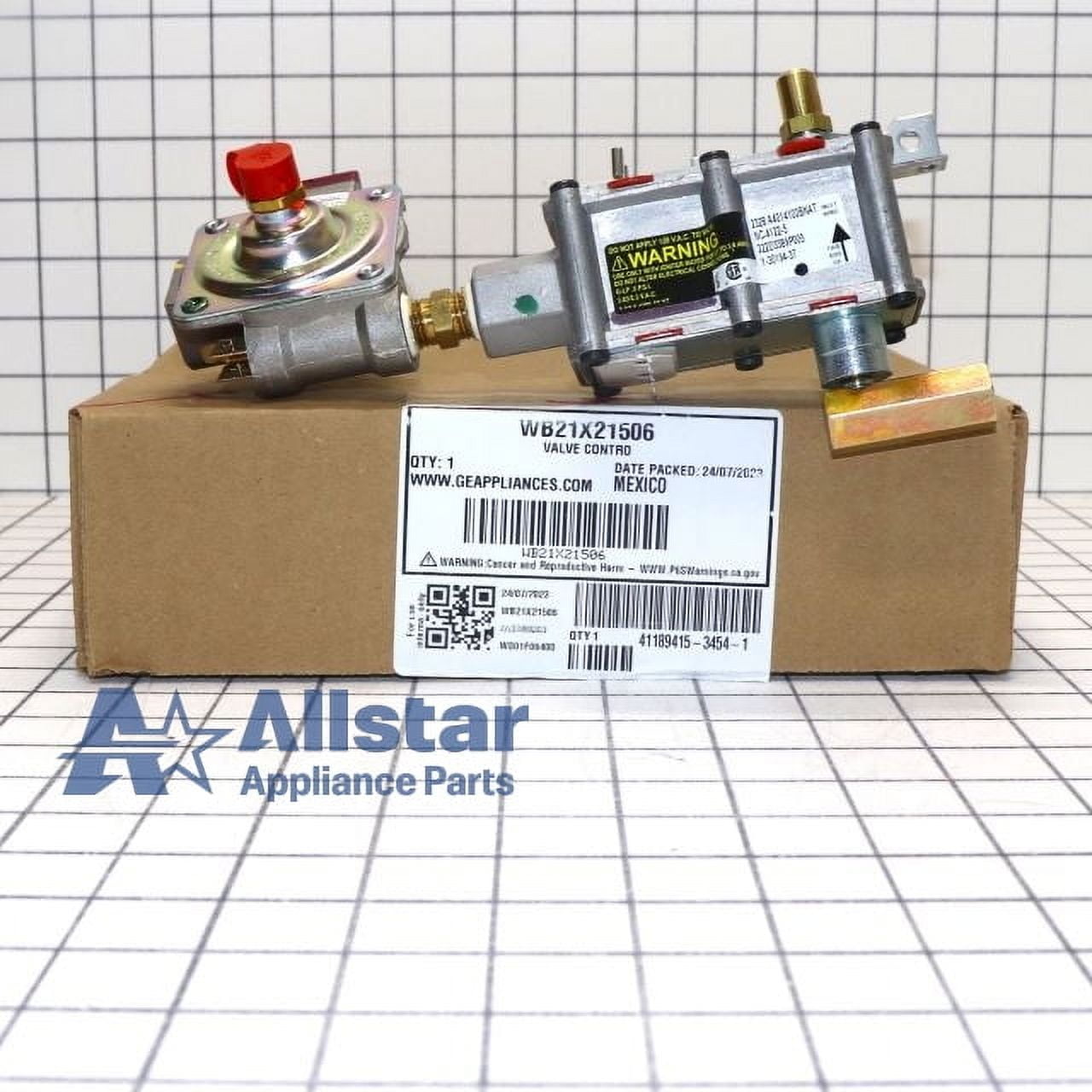 WB21X21506 Range Valve and Pressure Regulator - Walmart.com