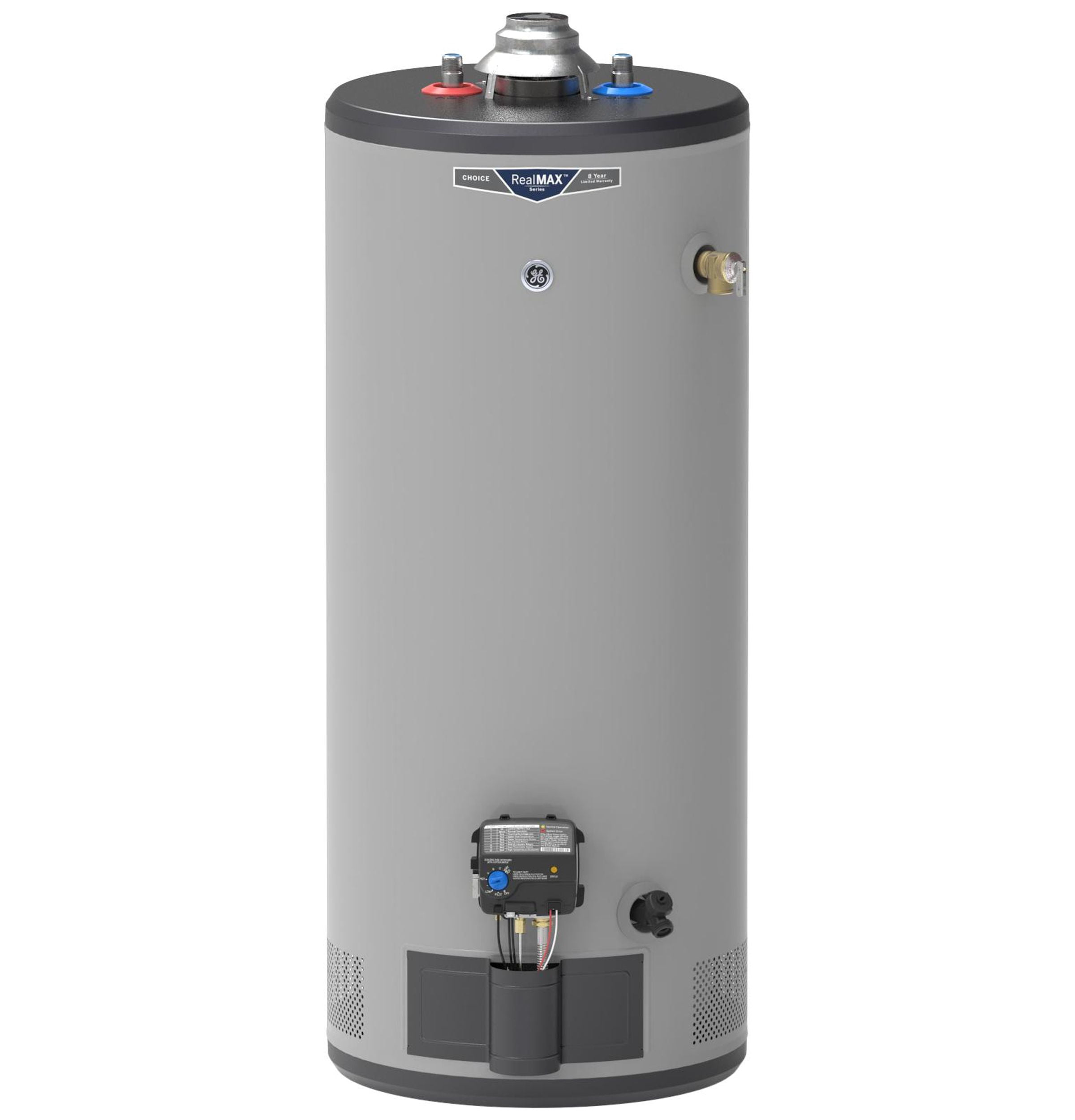 GE RealMAX 30 Gallon Short Liquid Propane Water Heater with 31,500 BTU ...
