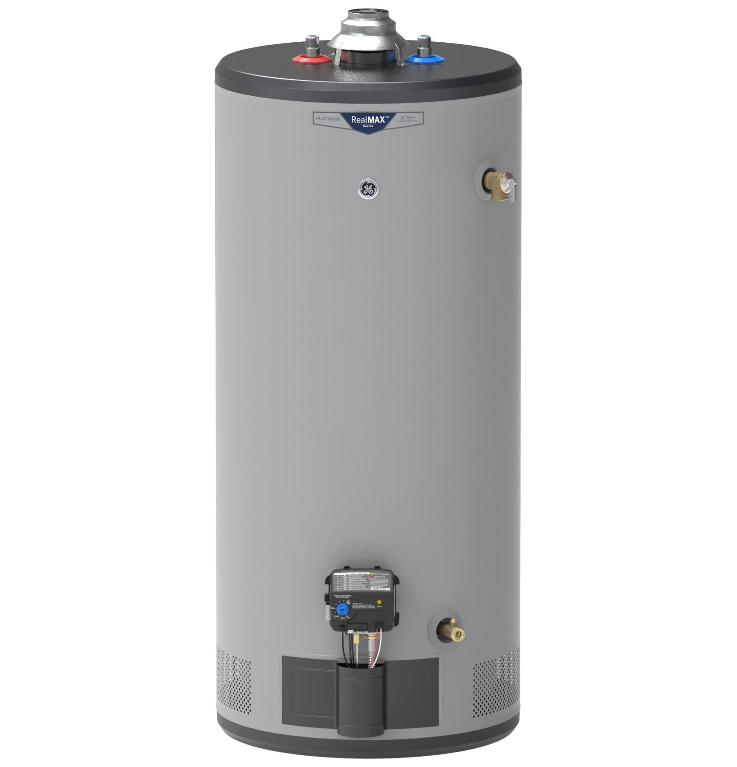 GE RealMAX Atmospheric Platinum Model 40 Gallon Capacity 34,500 BTU ...