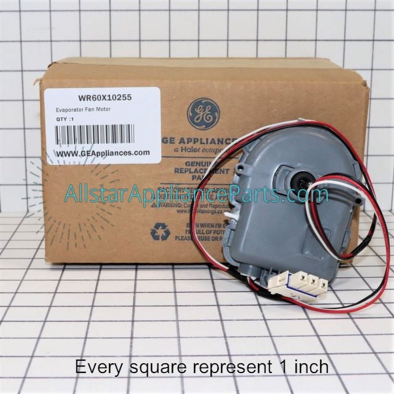 GE Refrigerator Evaporator Fan Motor WR60X10255 - Walmart.com