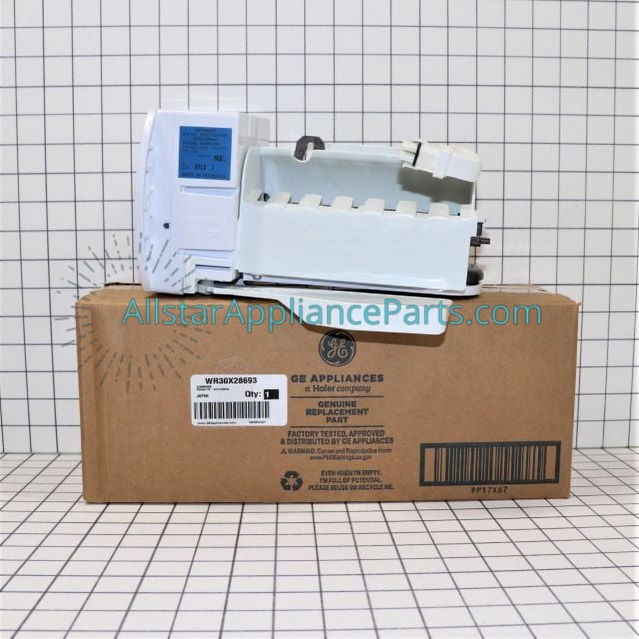 GE Refrigerator Ice Maker Assembly WR30X28693 - Walmart.com