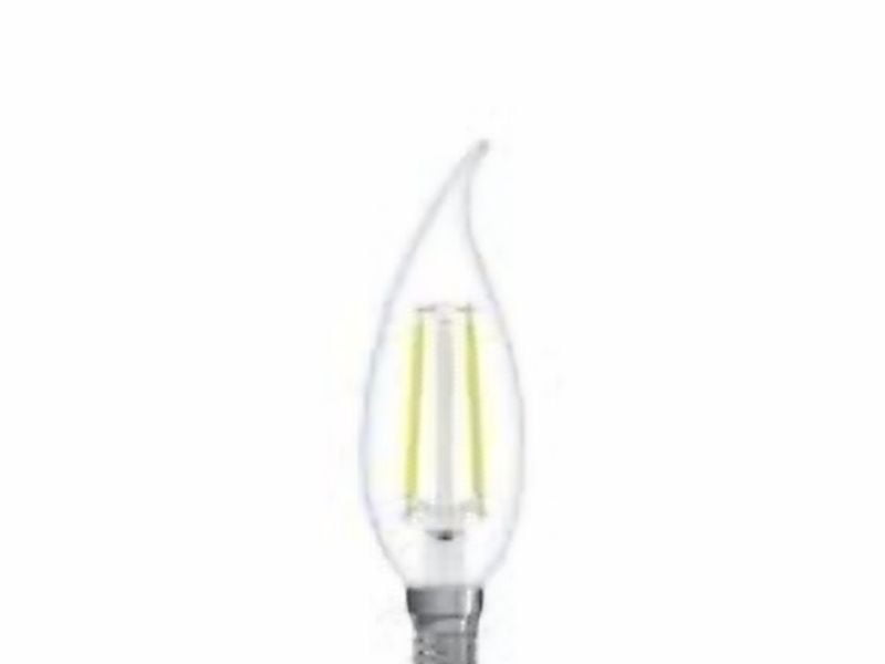 GE Relax HD - LED light bulb - shape: angular candle - clear finish ...