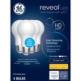 GE Reveal HD+ LED 100 Watt Replacement, Reveal, A19 General Purpose ...