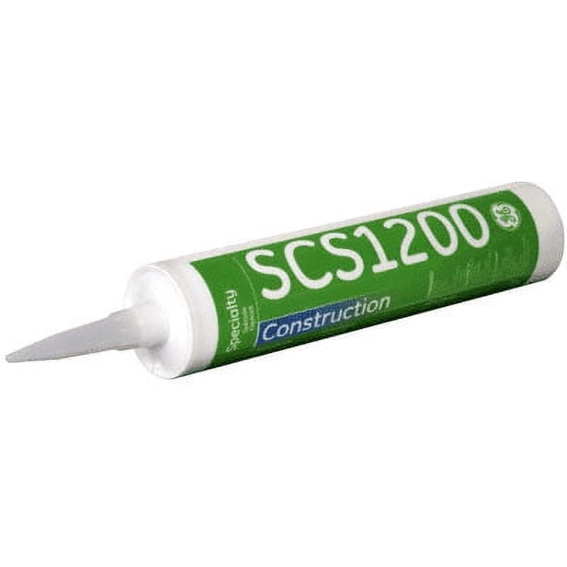 GE SCS1201 Clear 1200 Construction Silicone Sealant - Walmart.com