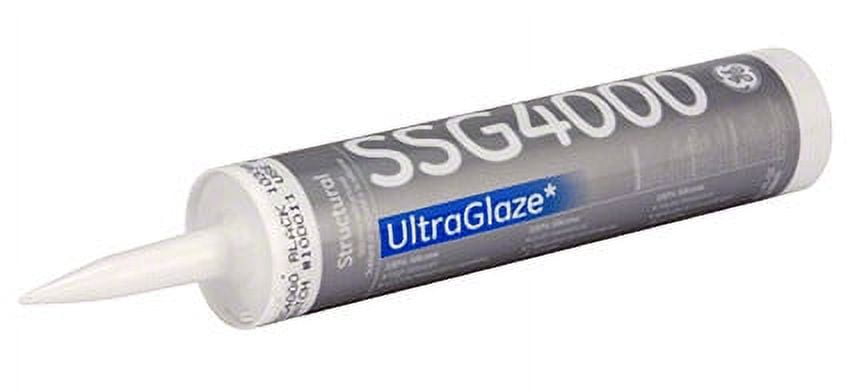 GE SSG4000 Black UltraGlaze Silicone Structural Glazing Sealant - Walmart.com