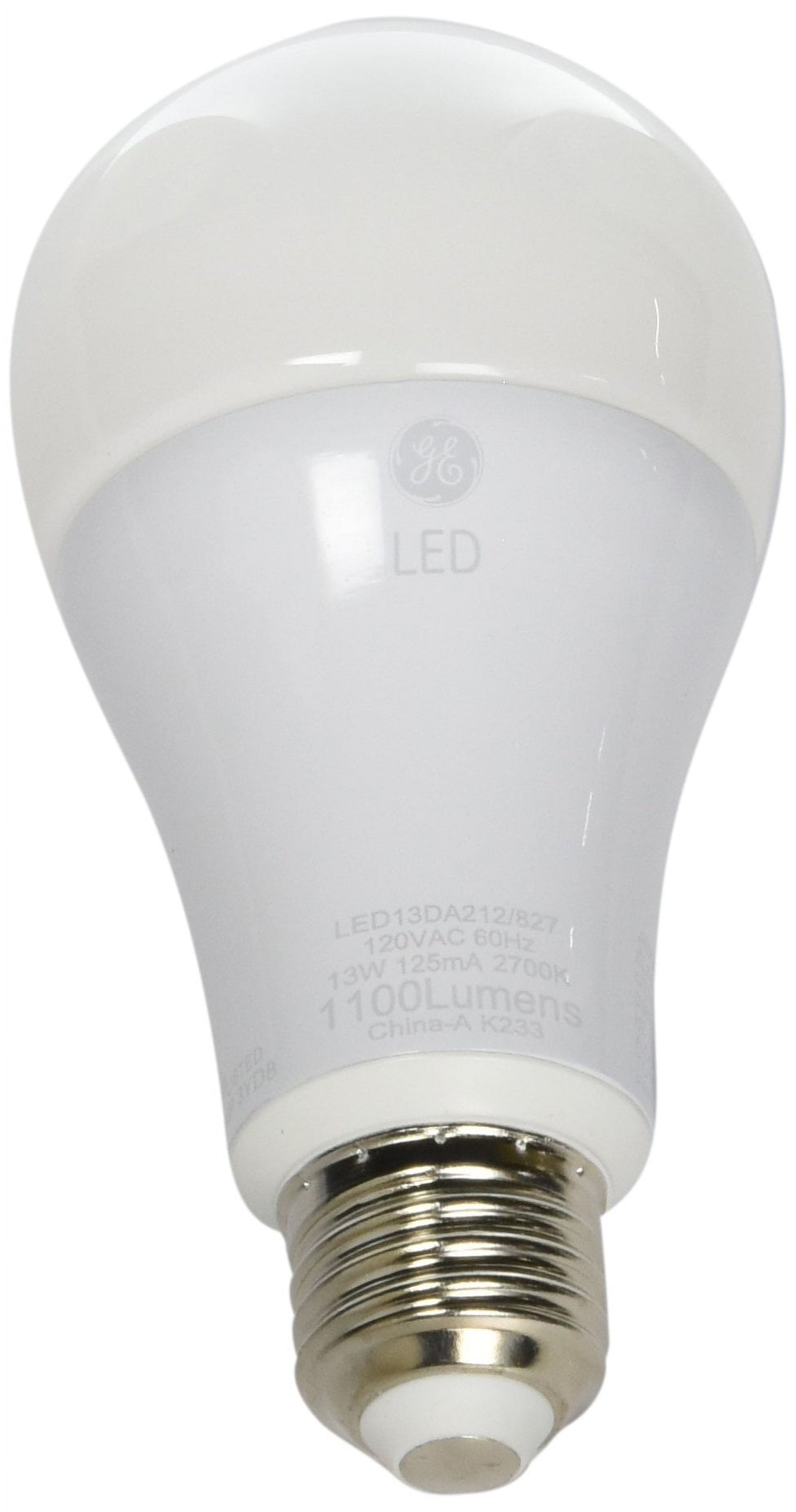 GE Series 13W Dimmable Led A21 A-Shape Warm White 2700K 12422 Light ...