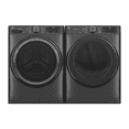 GE Side by side Front Load Washer and Electric Dryer Set - Includes ...