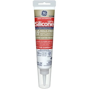 Silicone Sealant, 100% Caulk Clear Waterof for RV, Kitchen, Bath, neral ...