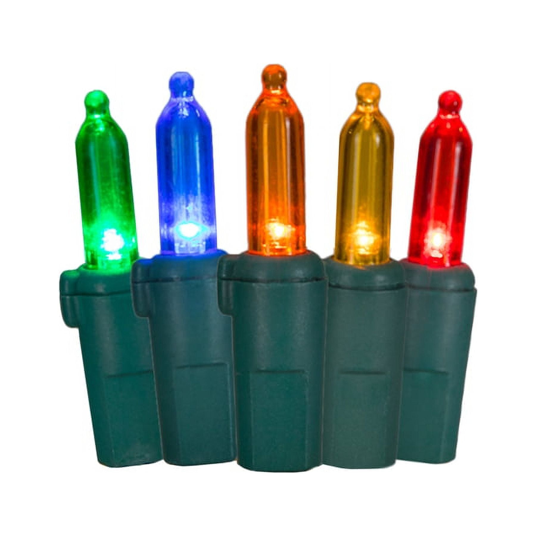 GE StayBright Long Indoor 300-Count 74.5-ft Multicolor LED Plug-In ...