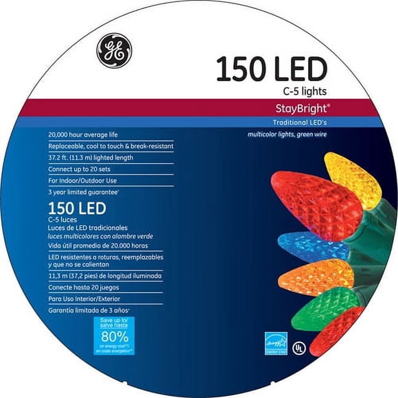 Ge Christmas Lights Led C9