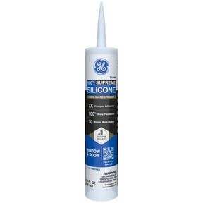 GE All Purpose Silicone Caulk - 100% Waterproof Silicone Sealant ...