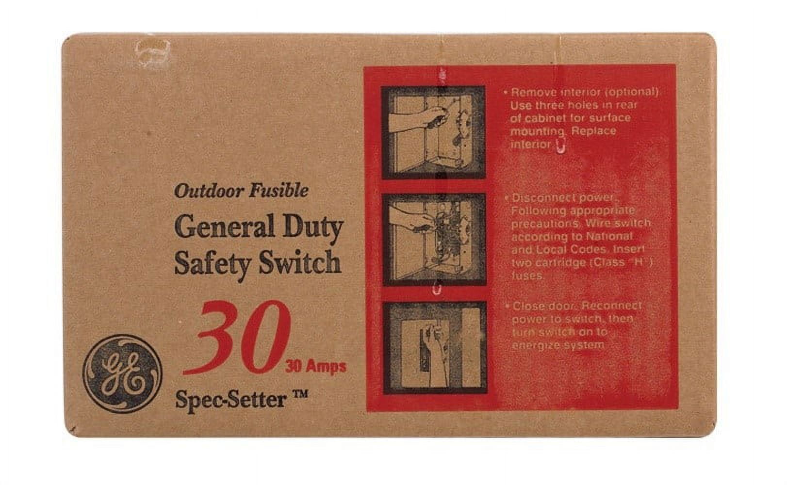 GE TG3221R General Duty Safety Switch, 30A - Walmart.com
