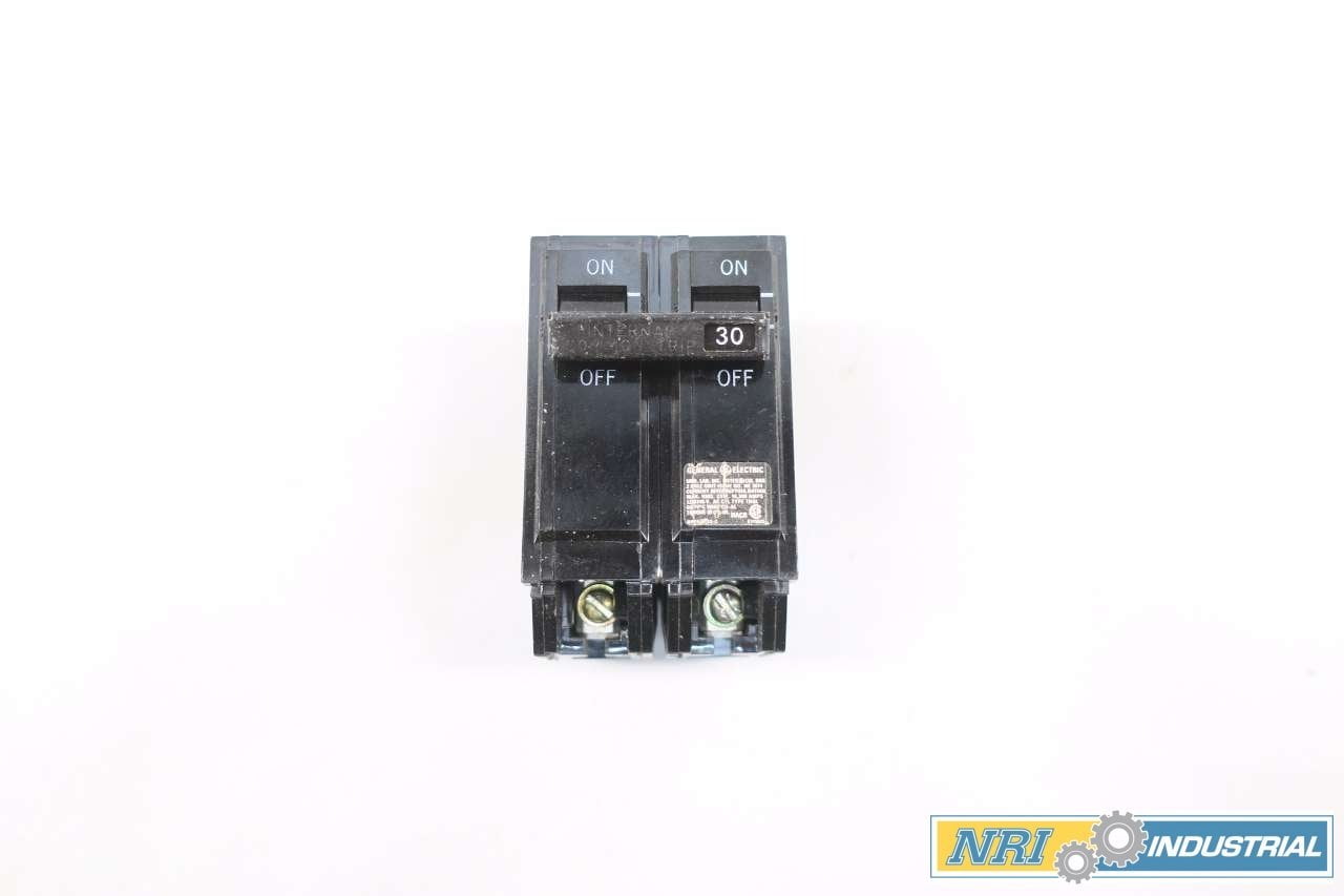 GE THQL2130 2P 30A AMP 240V-AC Molded CASE Circuit Breaker D570677 ...