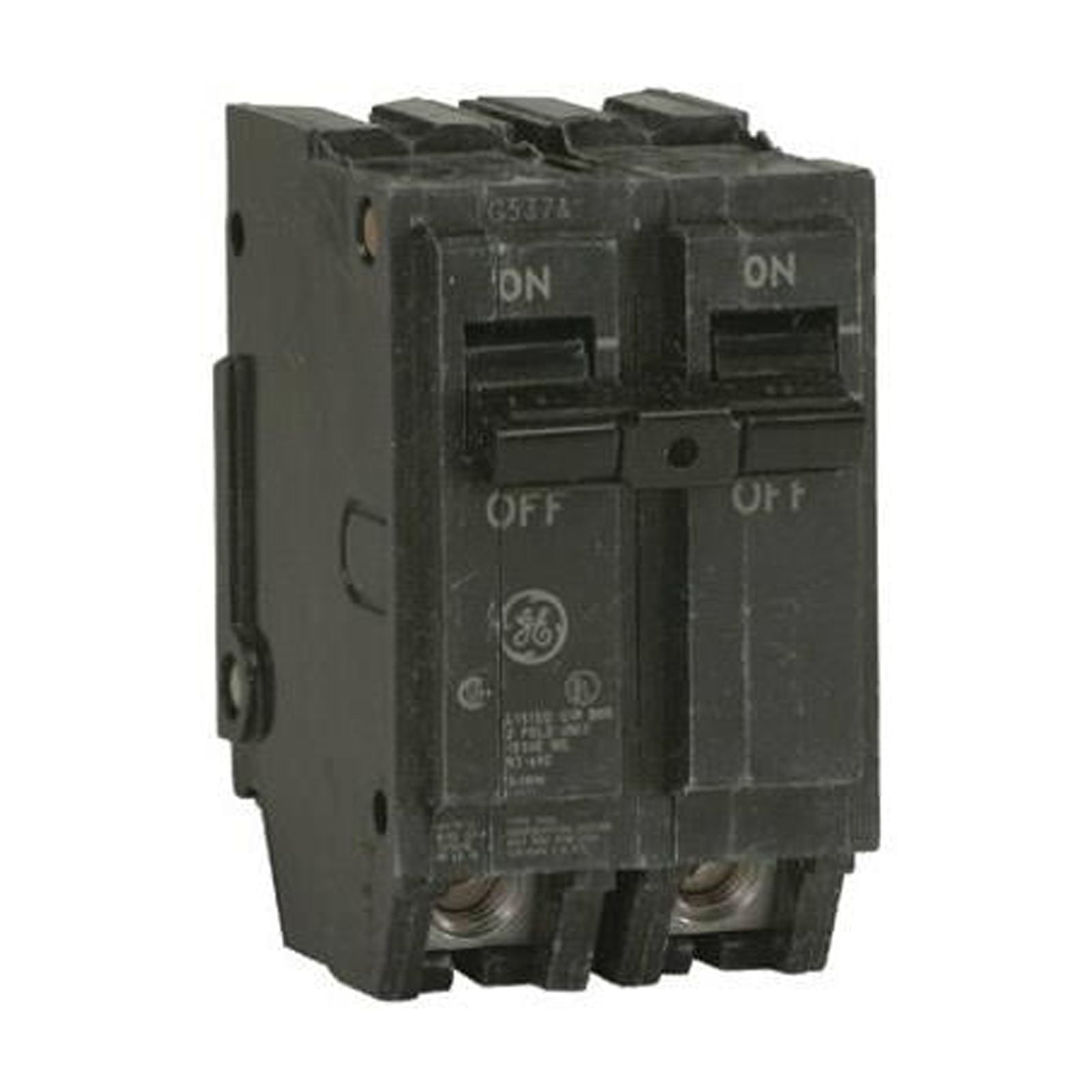 GE Industrial THQL2160 Double Pole Circuit Breaker, 60 Amp, 120/240V AC ...