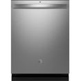 GE Appliances Top Control Stainless Steel Interior Dishwasher with ...
