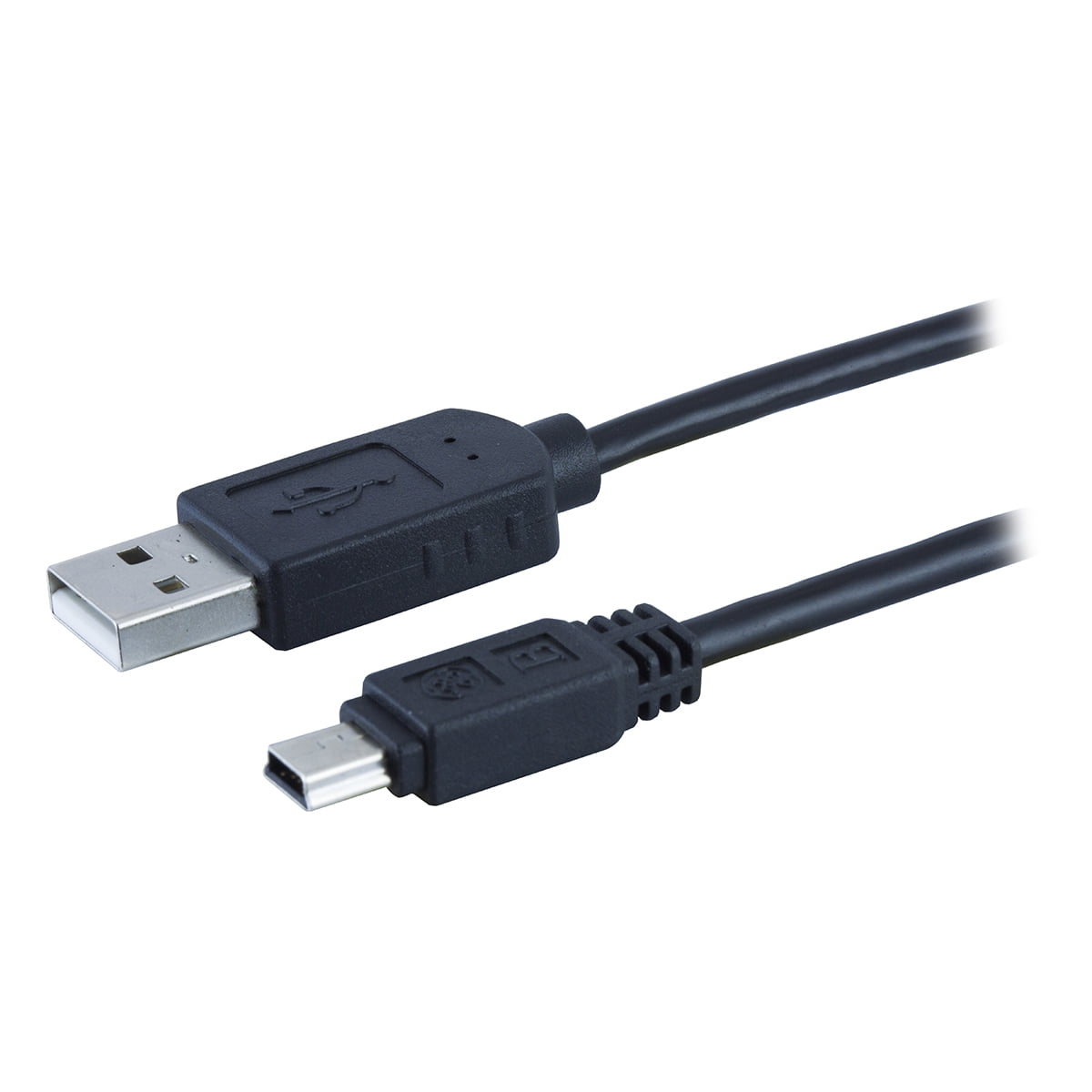 GE USB 2.0 Mini Device 6 ft. Cable, All Brands/Devices, Black, 34466 ...