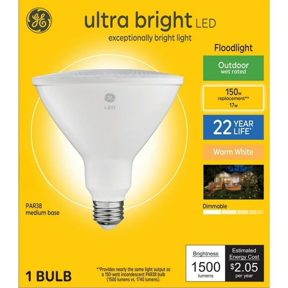 PAR38 Light Bulbs in Light Bulbs by Shape - Walmart.com