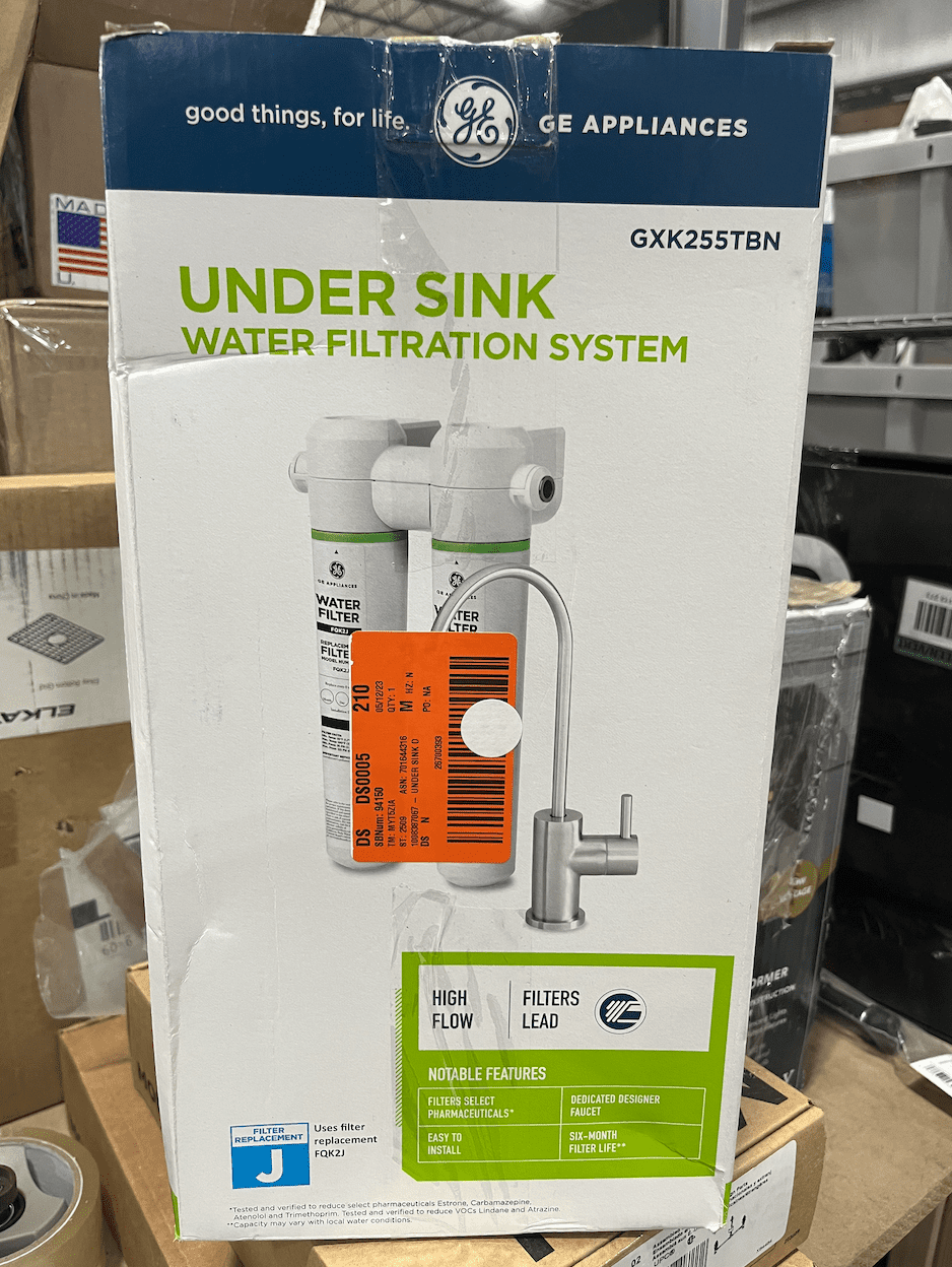GE Under Sink Dual Stage Water Filtration System with Faucet - Walmart.com