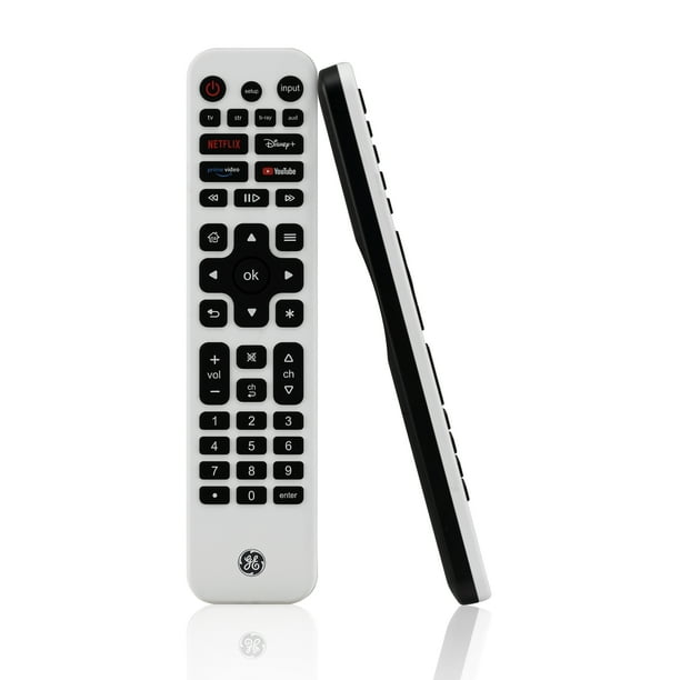 GE Universal Remote Control, 4 Device, Backlit, Rechargeable, Artic ...