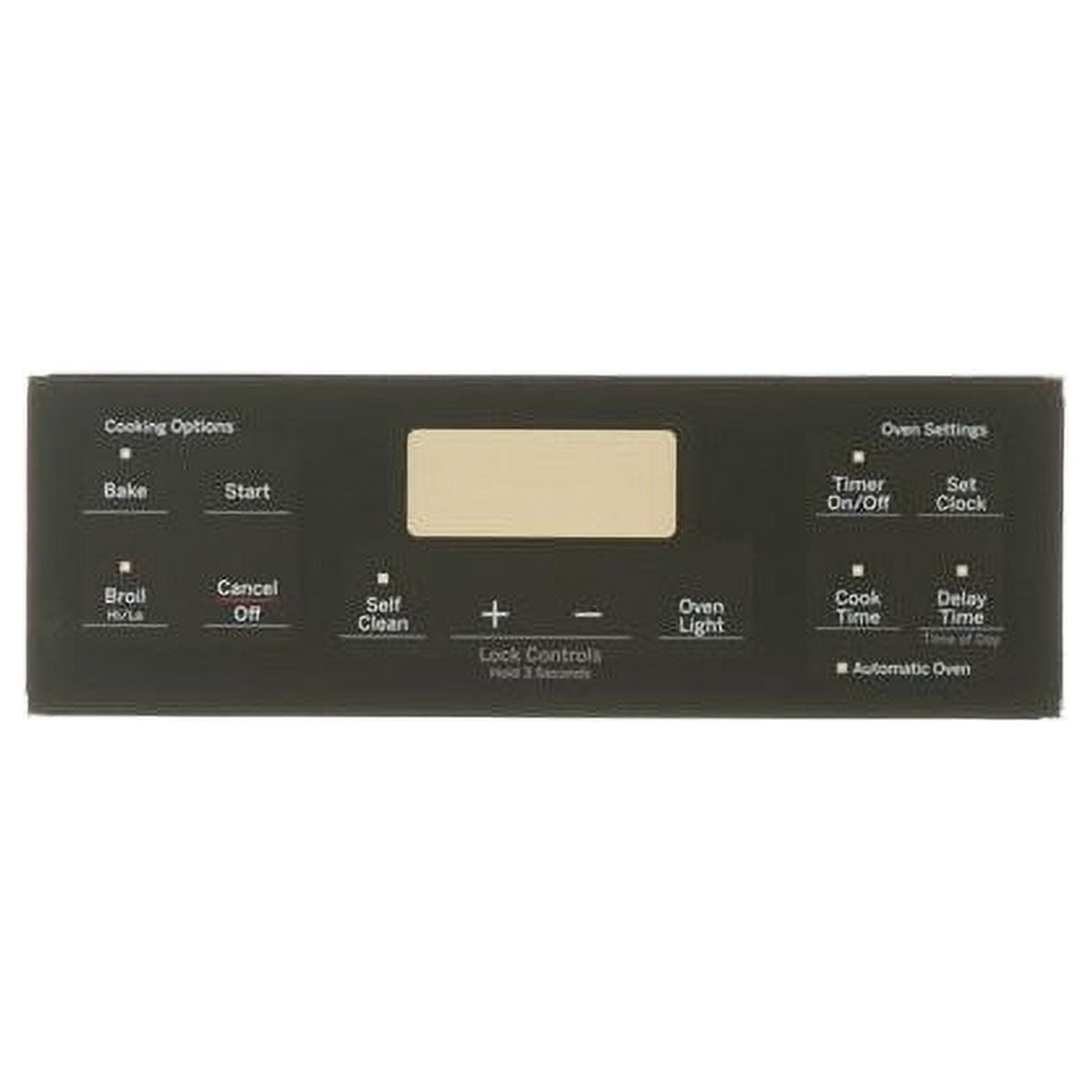 GE WB07X25217 Range Control Panel Black - OEM PART - Walmart.com