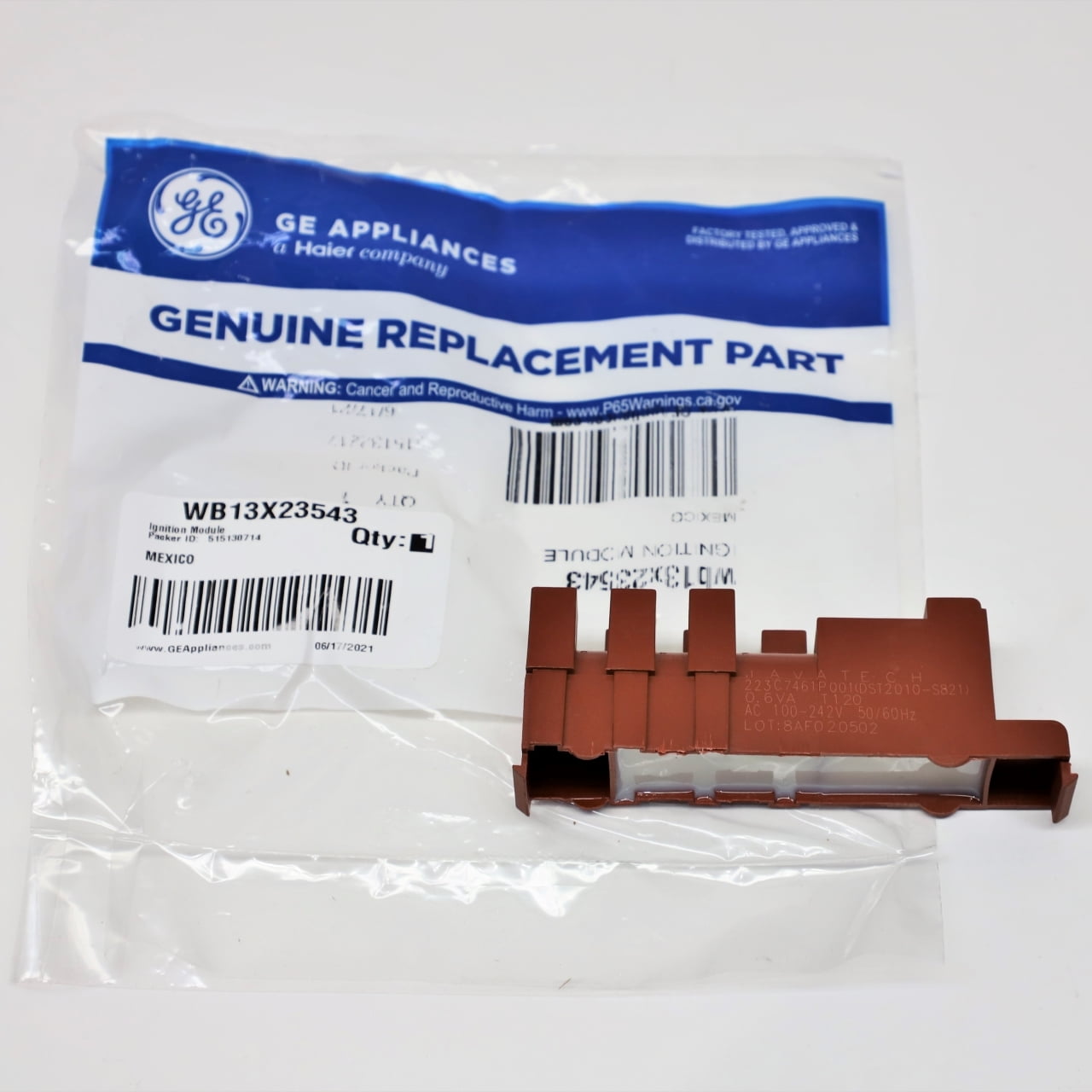GE WB13X23543 GE WB13X23543 Gas Range Oven Ignition Module - Walmart.com