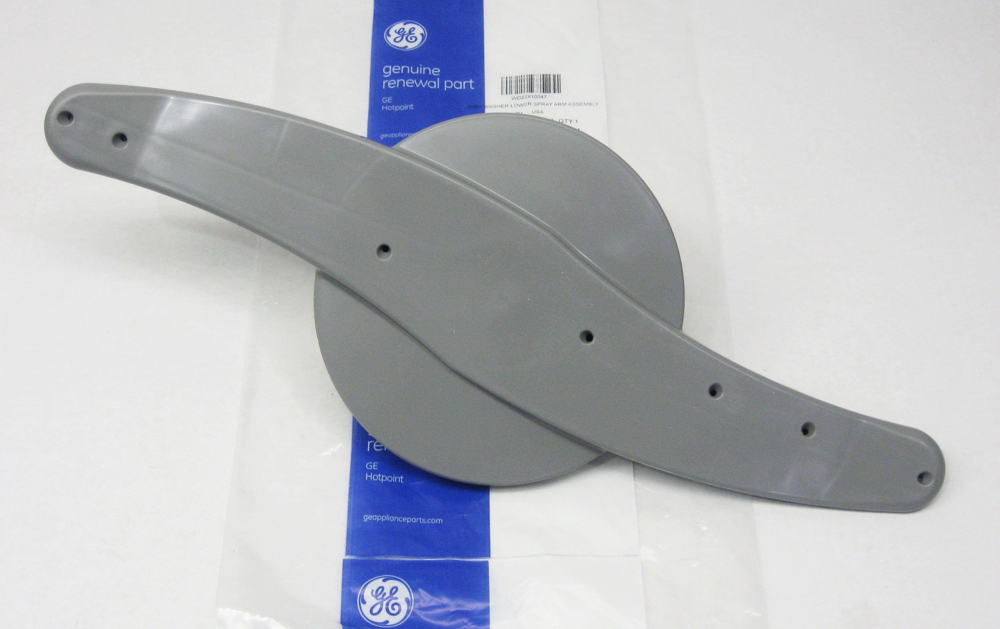 GE WD22X10047 Dishwasher Lower Spray Arm AP3875619 PS1020205 - Walmart.com
