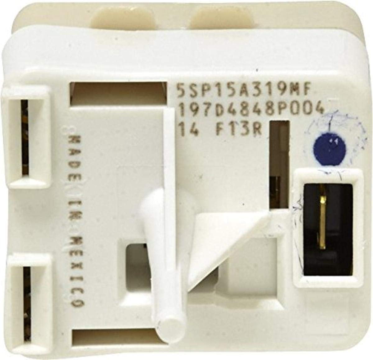 GE WR09X10107 Genuine OEM Compressor Overload and PTC Start Relay for ...