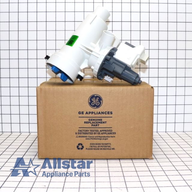 GE Washer Appliance Parts: Genuine OEM Washing Machine Drain Pump and ...