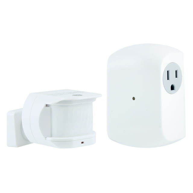 GE Wireless Motion Sensing Light Control with 1 Outlet Receiver, 12751 - Walmart.com