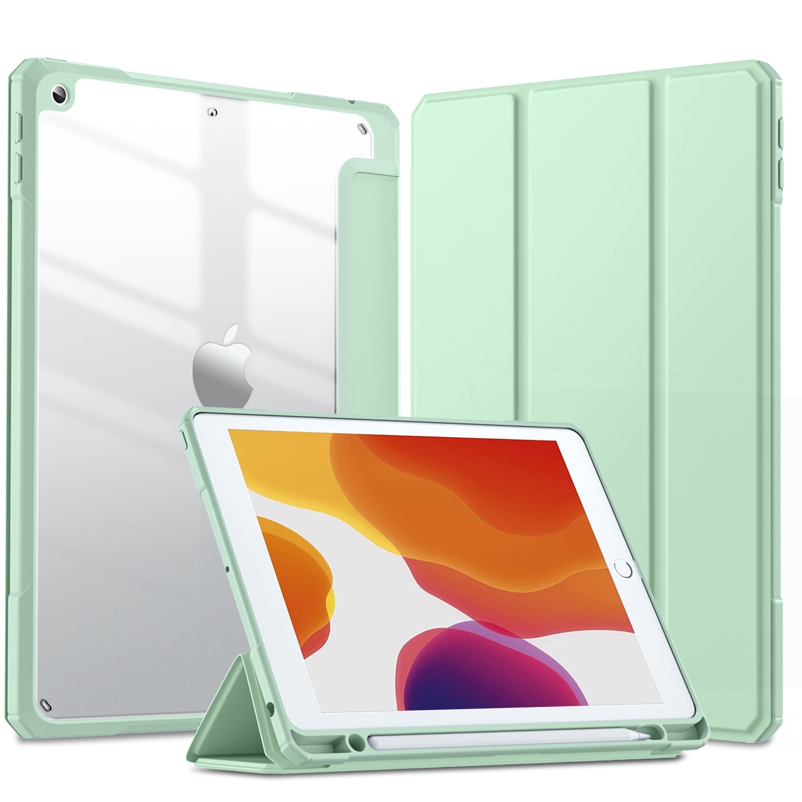 GEAK Compatible With iPad 9th /8th /7th Generation Case with Pencil ...