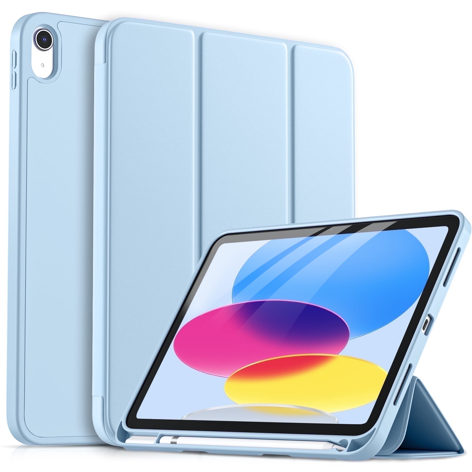 GEAK iPad Case for 10th and 11th Generation 11 inch with Pencil Holder ...