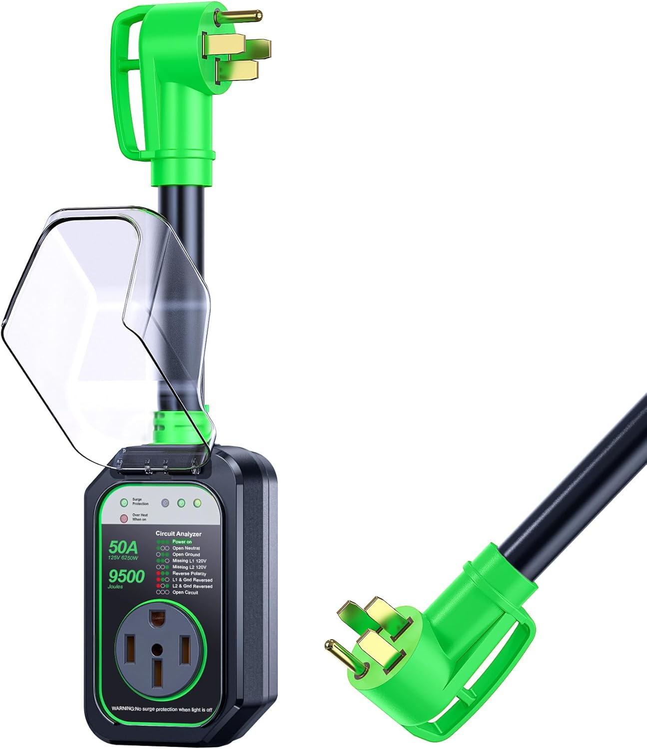 GEARGO RV Surge Protectors 50 Amp Waterproof, [2025 New Upgraded] RV ...