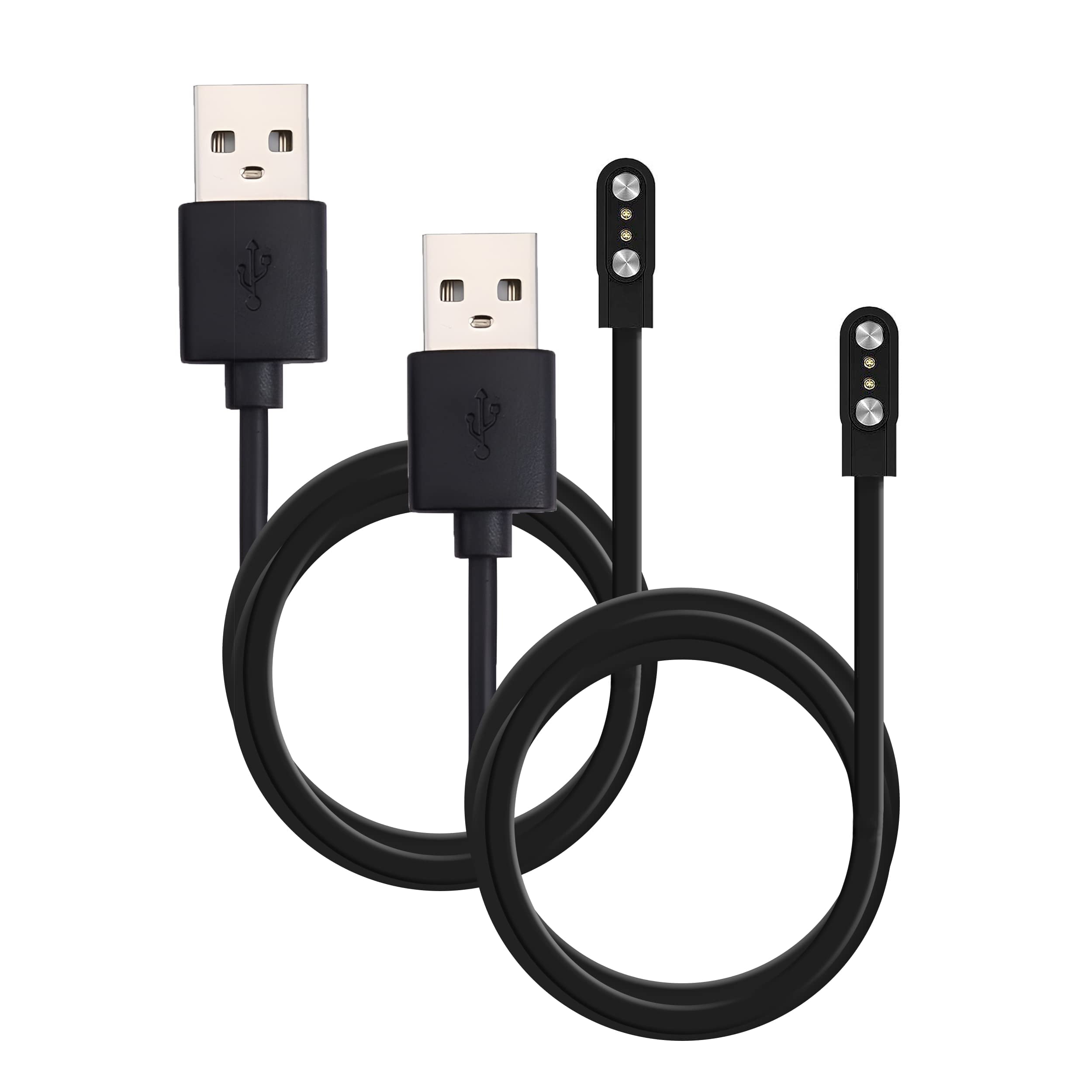 GEARPLEX Magnetic Smart Watch Charging Cable, 60 Inches, USB Type-A to ...