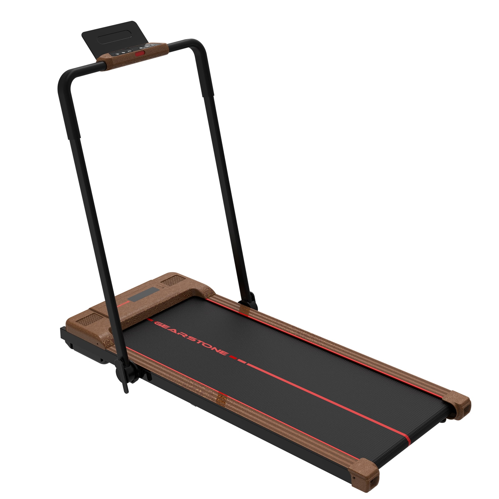 GEARSTONE 2 in 1 Folding Treadmill, Under Desk Treadmill Walking, Small ...
