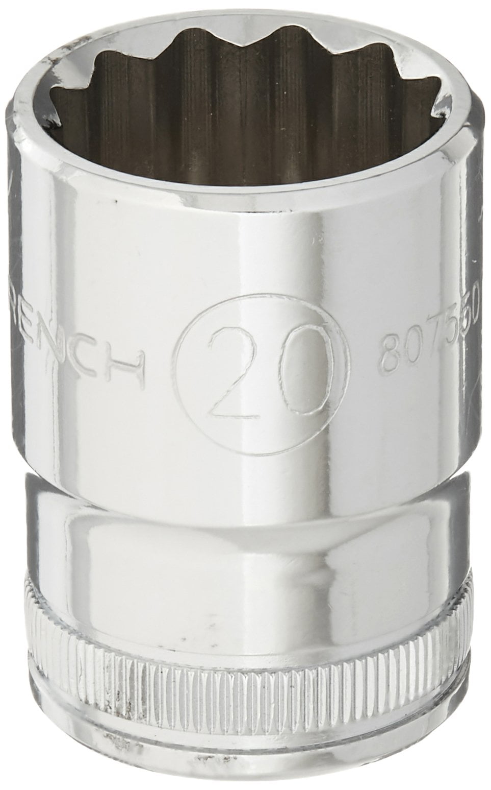 GEARWRENCH 1/2" Drive 12 Point Standard Metric Socket 20mm - 80755D C47 - Walmart.com