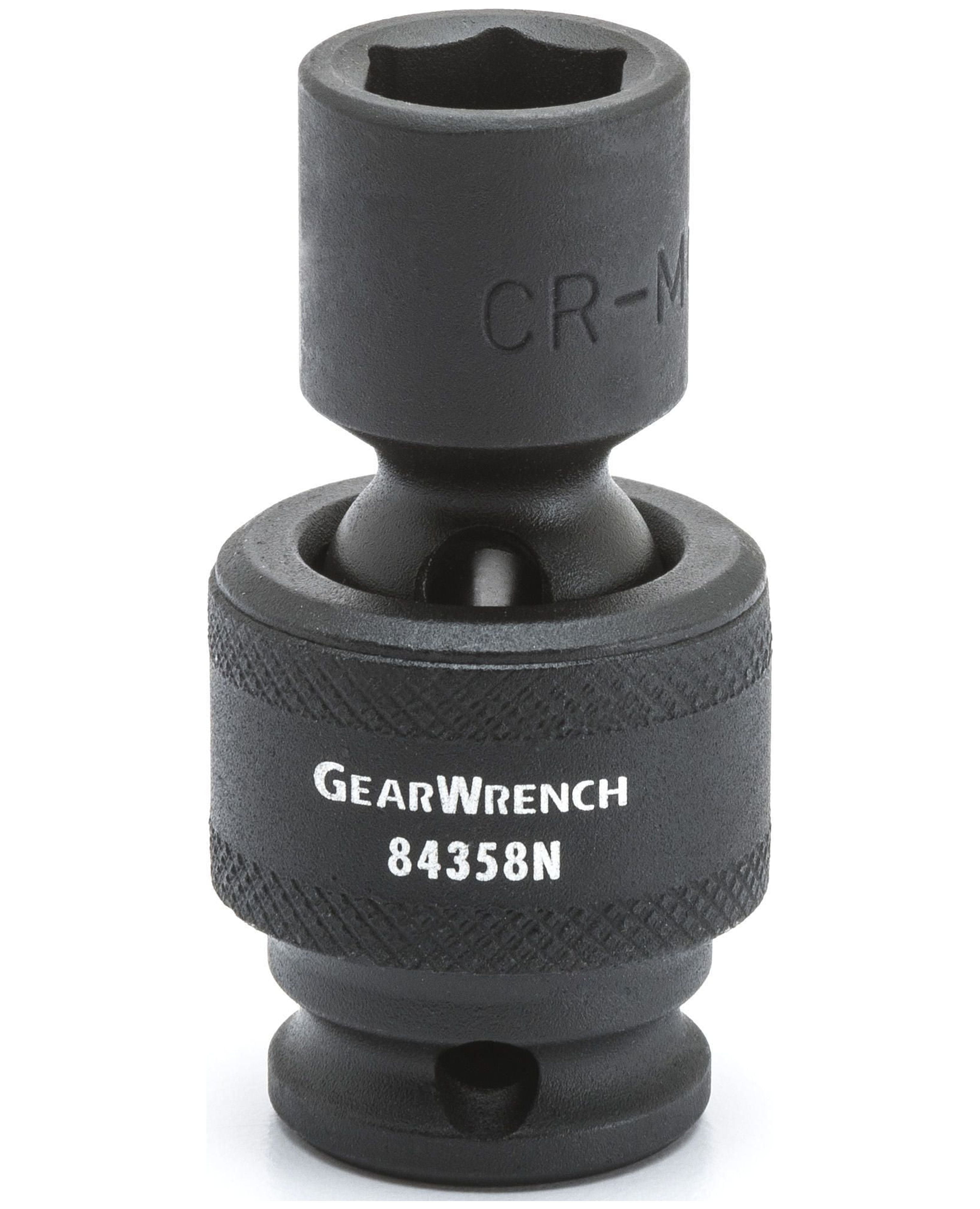 GearWrench 84356N 3/8" Drive 6 Point Universal Impact Socket 10mm ...