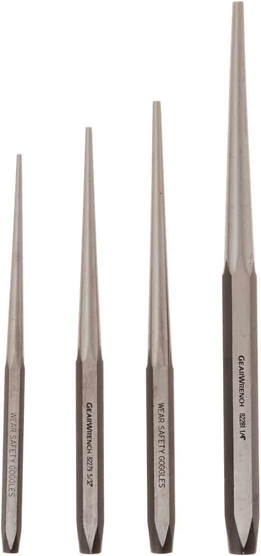 GEARWRENCH 4 Piece Long Taper Punch Set, 82307 - Walmart.com
