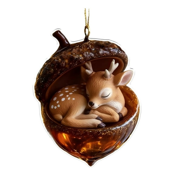 GEATGLJU Hot Sale Animal Ornaments Christmas Ornaments 2D Acrylic ...