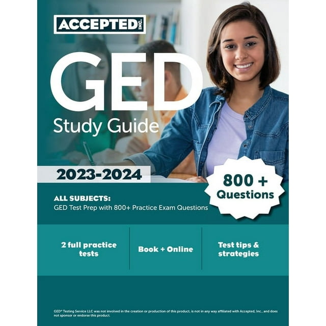 GED Study Guide 2023-2024 All Subjects: GED Test Prep with 800 ...