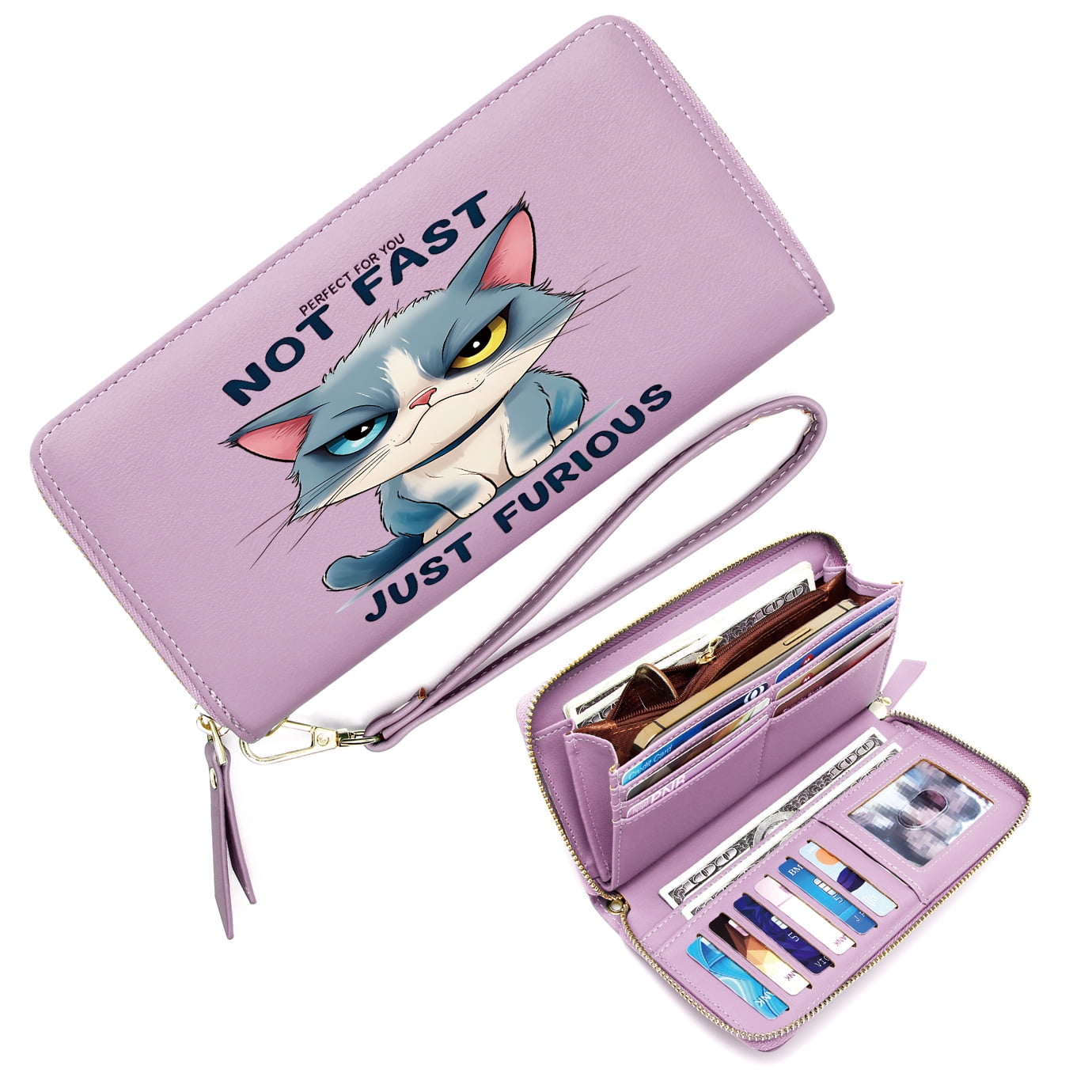 GEEAD Personalized Wallet for Women RFID Blocking Wallet for Women ...