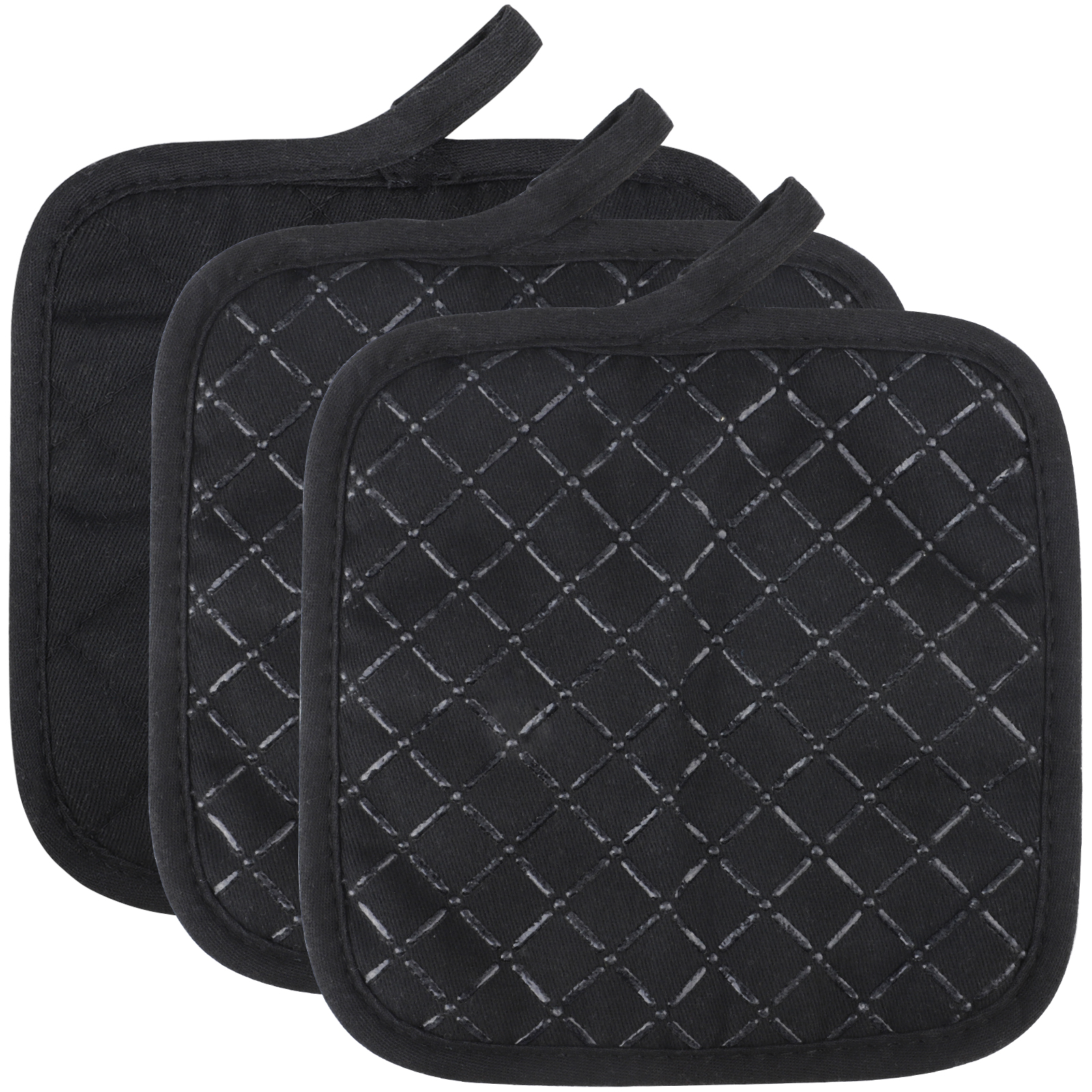 Better Kitchen Products, 3 Pack, Large Silicone Pot Holders, Hot Pads ...