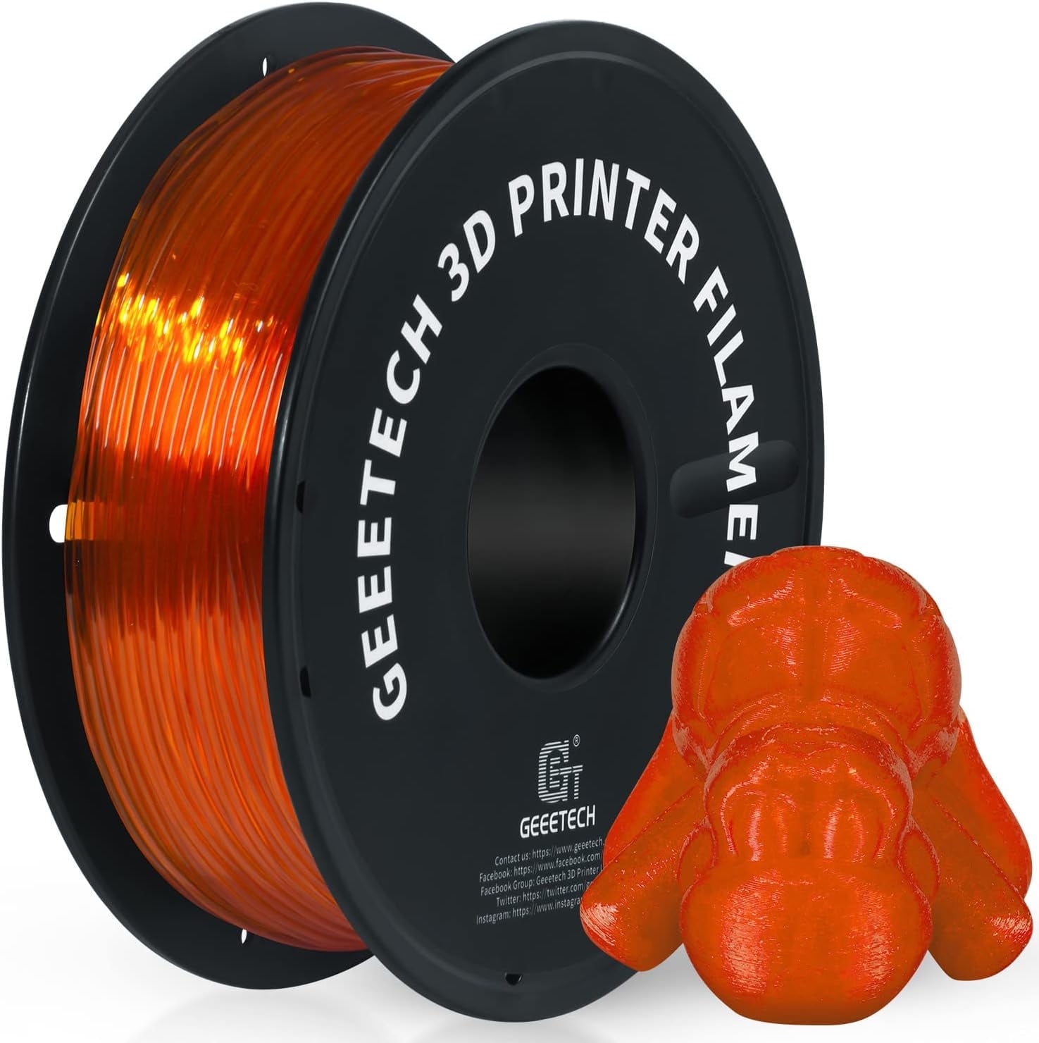 GEEETECH TPU Filament 1.75mm Flexible Soft 3D Printer Consumables ...