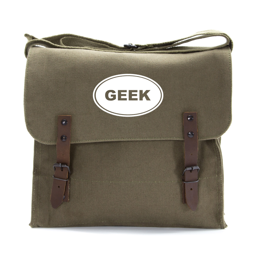 GEEK Army Heavyweight Canvas Medic Shoulder Bag in Olive - Walmart.com