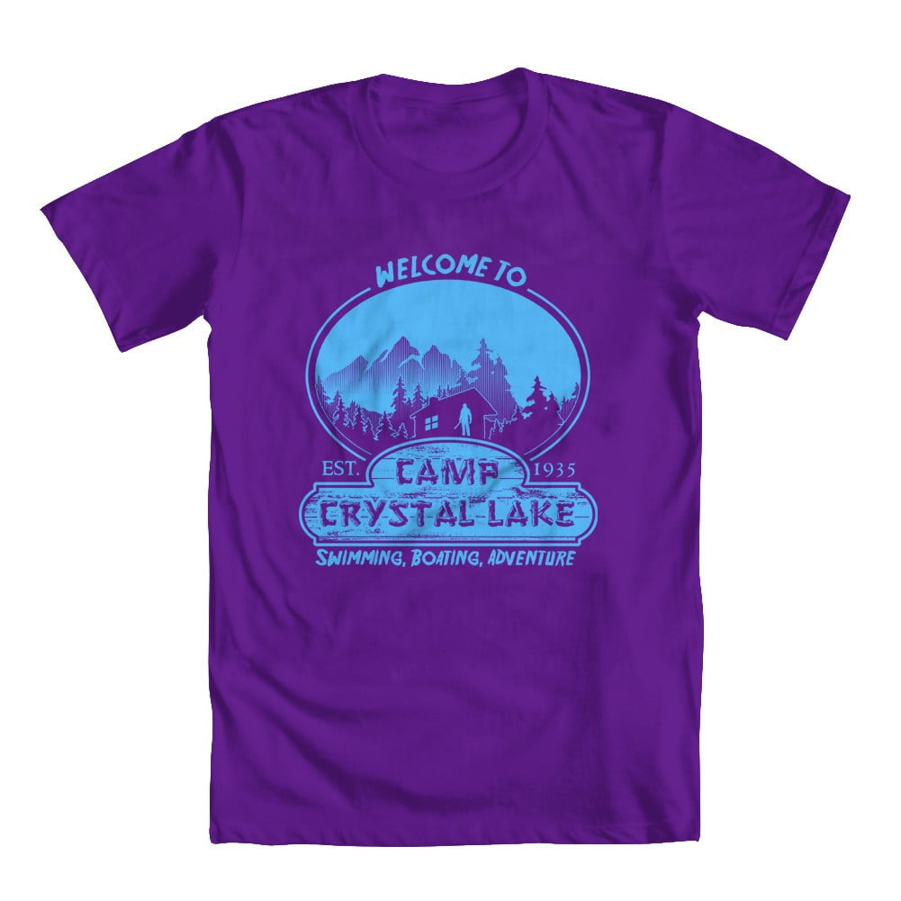GEEK TEEZ Camp Crystal Lake Original Artwork Inspired by Friday the 13th Youth Boys' T-shirt ...