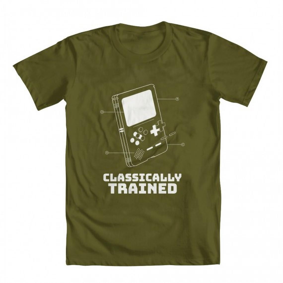 GEEK TEEZ Classically Trained Gameboy Original Artwork Men's T-shirt ...