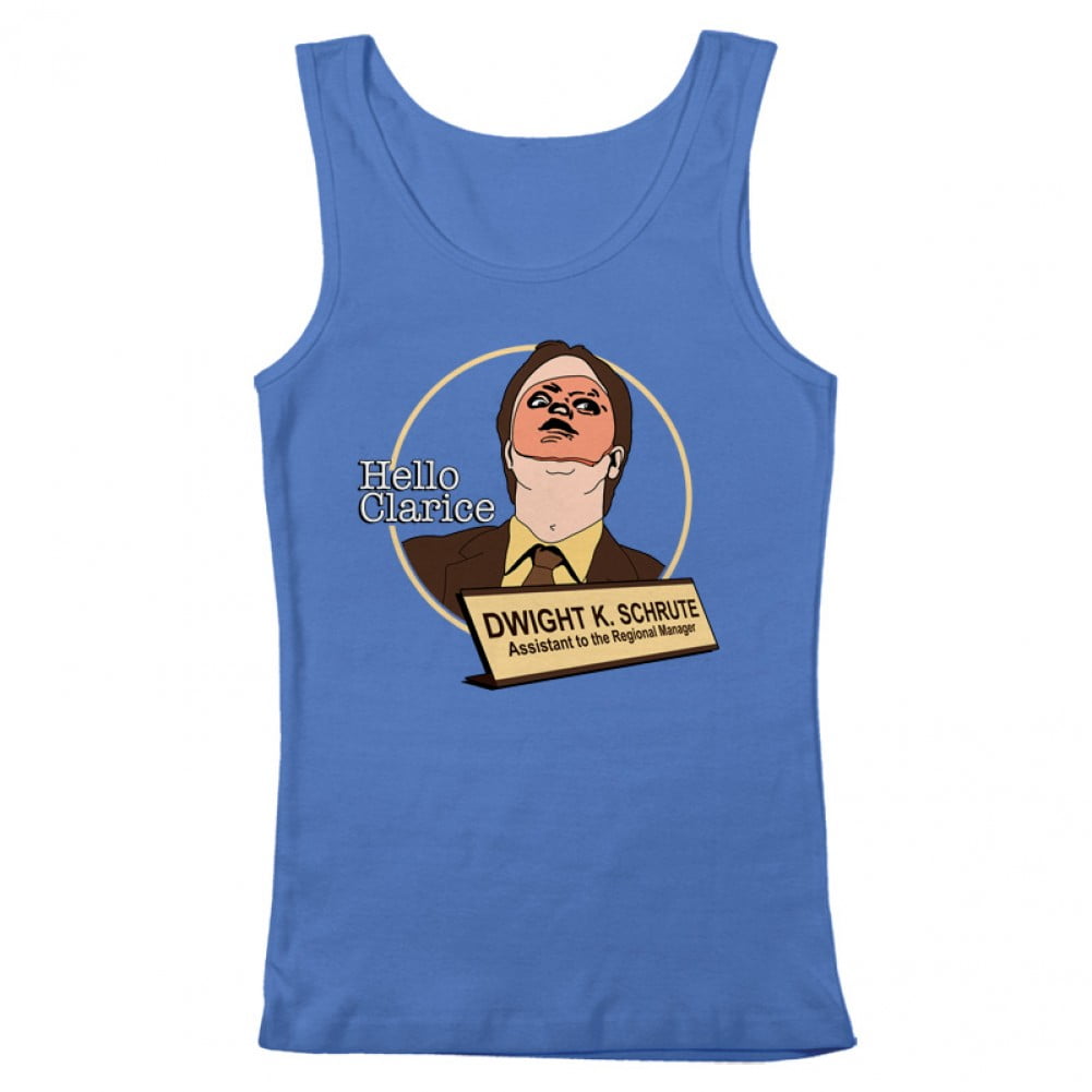 GEEK TEEZ Hello Clarice Original Artwork Inspired by The Office Men's ...