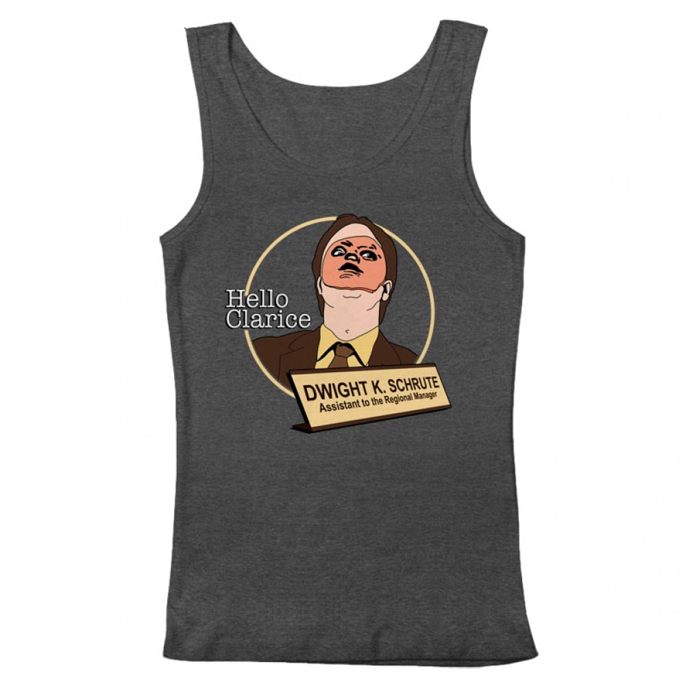 GEEK TEEZ Hello Clarice Original Artwork Inspired by The Office Men's ...