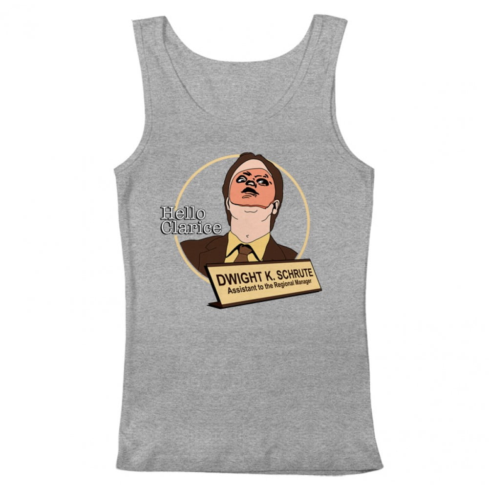 GEEK TEEZ Hello Clarice Original Artwork Inspired by The Office Men's ...